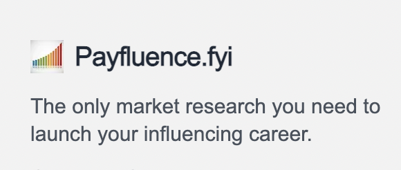 Payfluence.fyi